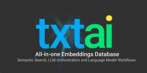 txtai 6 1 build embeddings databases with postgres and faiss hnswlib