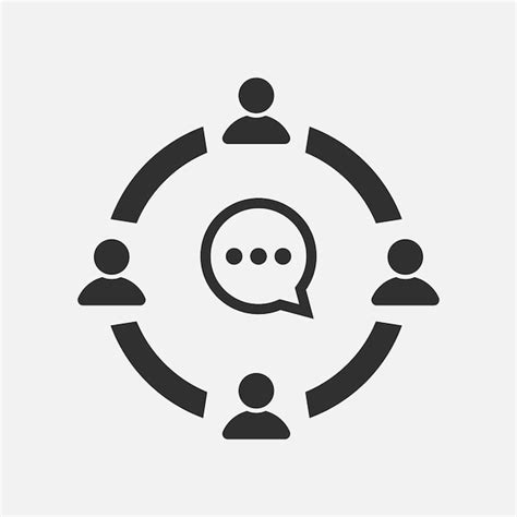 Premium Vector Communication Icon Isolated On White Background Vector Illustration