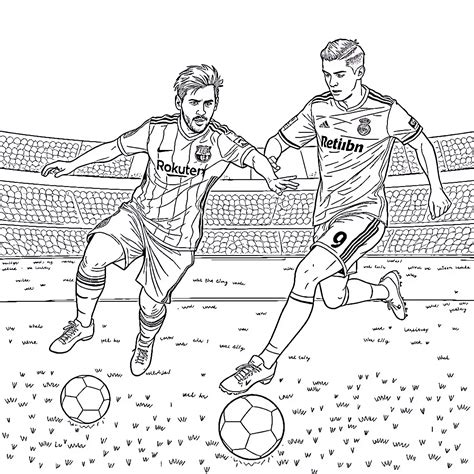 Best Messi And Ronaldo Coloring Pages Free Printable Pdf