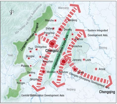 Spatial Structure Of Chengdu Metropolitan Area Download Scientific Diagram