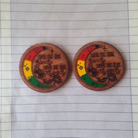 Moon Keychain Svg Bundle Glowforge Keychain Files Celestial Keychain Svg Moon Keychain Svg