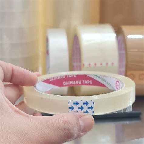 Jual Daimaru Lakban 1 2inchi Selotip Bening Daimaru 1 25cm Selotip Kecil Shopee Indonesia
