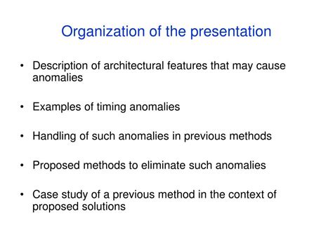 Ppt Timing Anomalies In Dynamically Scheduled Microprocessors Thomas Lundqvist Per Stenstrom