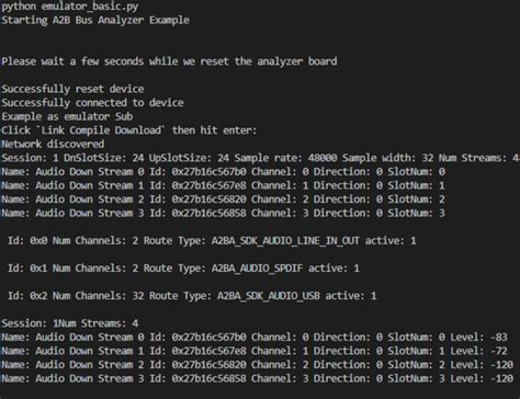 A2b Bus Analyzer Sdk User Guide [analog Devices Wiki]