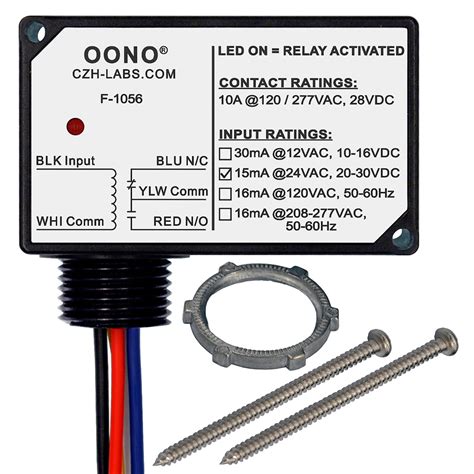 Ac Dc 24v Spdt 10amp Power Relay Module Plastic Enclosure And Pre Wired