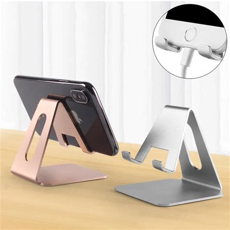 Desk Mobile Phone Holder Metal Cell Phone Holder For Iphone X Xs Max 8