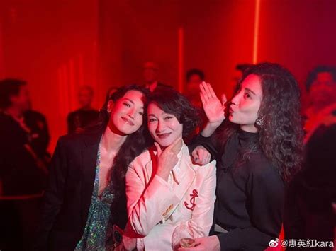 惠英红舒淇倪妮刘雯等合照 新浪图片