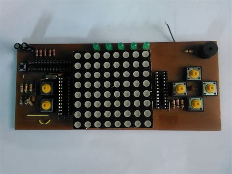 arduino dot matrix game console 7 steps with pictures instructables