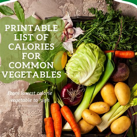 Fruit And Vegetable Calorie Chart Printable Eat The Rainbow Colorful
