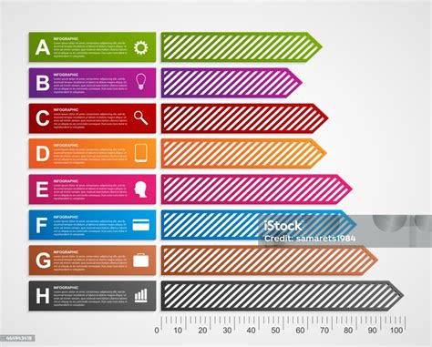 비즈니스 차트 및 그래프를 옵션 배너입니다 인포그래픽 또는 발표에 대해 여러 층에 대한 스톡 벡터 아트 및 기타 이미지 여러 층 진행하다 0명 Istock