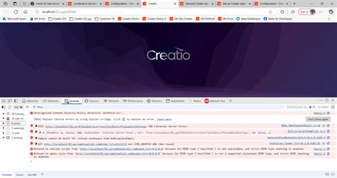 Localhost Is Not Working Community Creatio