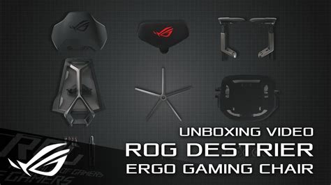 Rog Destrier Ergo Gaming Chair Unboxing Video Rog Youtube