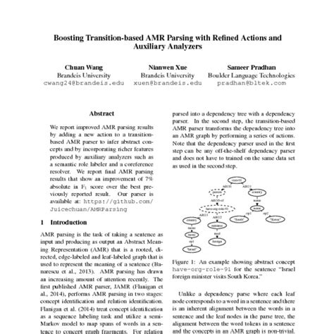 boosting transition based amr parsing with refined actions and