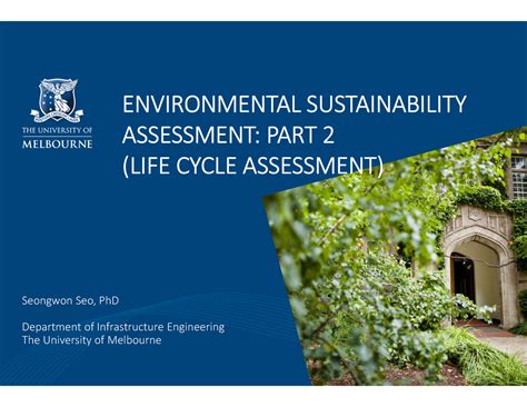 2020 L5b Environmental Sustainability Lca Handout Warning Tt Undefined Function 32 Seongwon