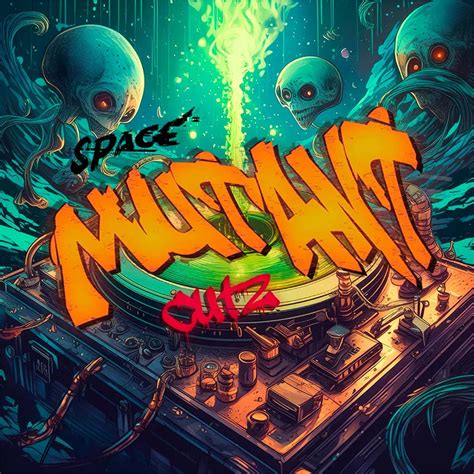 Space Mutant Cutz Crabcake Records 12 Cyan And Black Cosmos