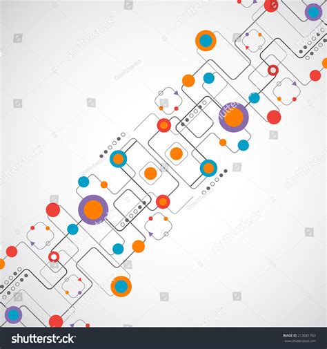 Abstract Technology Background Network Concept Stock Vector Royalty Free 213081763 Shutterstock