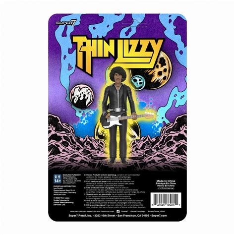 リ・アクション Thin Lizzy（シン・リジィ） フィル・ライノット（ブラックレザー Ver）【6769794580714143911】