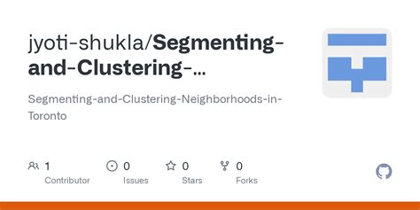 Github Jyoti Shuklasegmenting And Clustering Neighborhoods In Toronto Segmenting And