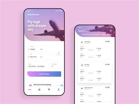 Flight Ticket Booking App Booking App