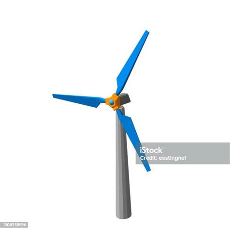 바람 Turbin 아이콘입니다 흰색 배경에 고립 벡터 일러스트입니다 풍력발전기에 대한 스톡 벡터 아트 및 기타 이미지 풍력