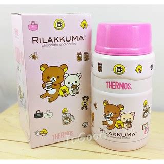 JoGood Thermos膳魔師送膠圈 拉拉熊 不鏽鋼真空保溫食物燜燒罐 食物罐 SK3021 720ml 悶燒罐 蝦皮購物