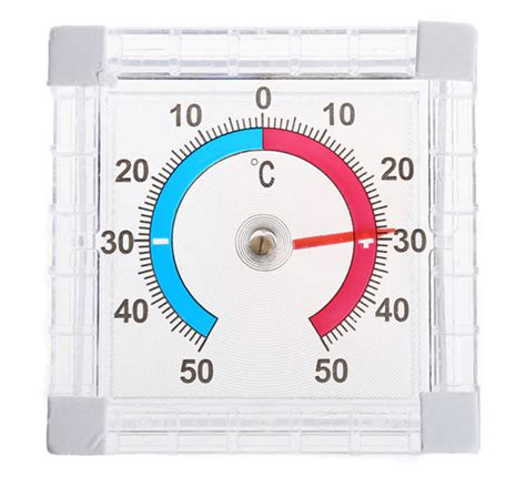 See The Outdoor Temperature From Inside The Home Thermometer Displays Through The Window No