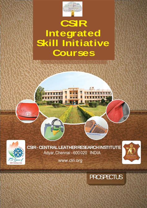 Pdf Csir Integrated Csir Skill Initiative Courses Dokumentips