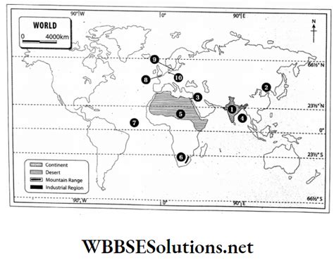 Wbbse Solutions For Class 7 Geography Map Pointing Wbbse Solutions