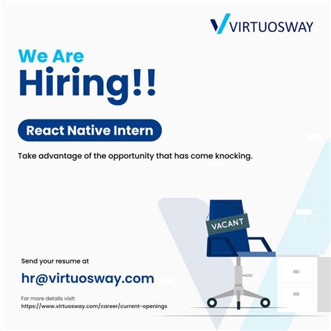 Virtuosway On Linkedin Nodejs Paidinternship Reactnetivedeveloper