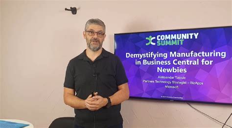 Demystifying Manufacturing In Business Central For Newbies Dynamics Communities