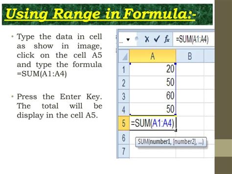 Formulas And Functions Pptx