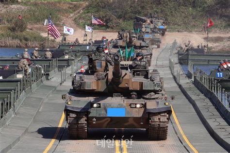 한미연합 도하훈련