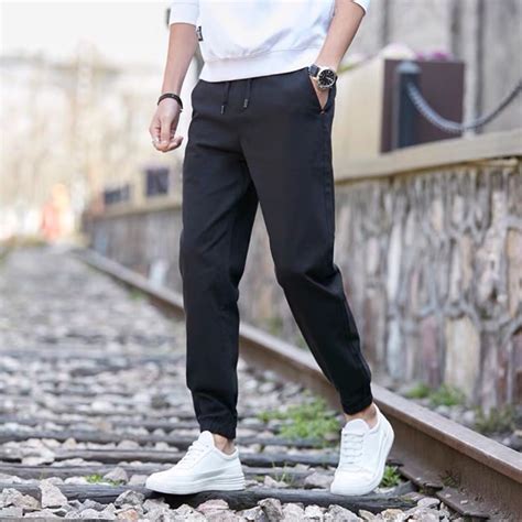 กางเกงขาจั๊มผ้าเวสปอยผ้าหนา กางเกงjogger Pantsราคาโรงงาน Shopee Thailand