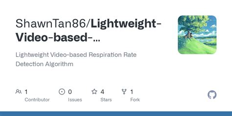 GitHub ShawnTan86 Lightweight Video Based Respiration Rate Detection