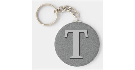 Monogram Letter T Keychain Zazzle