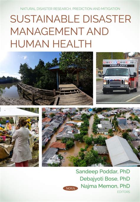 Sustainable Disaster Management And Human Health Nova Science Publishers