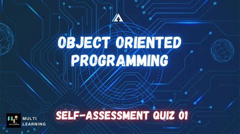 Self Assessment Quiz 01object Oriented Programming 2023s1 Youtube