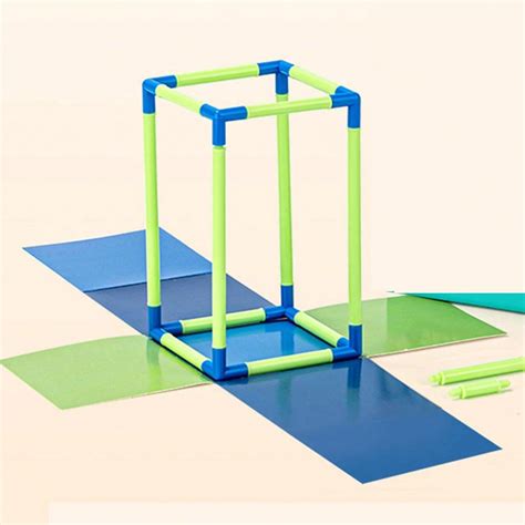 1set Detachable Cubic And Cuboid Frame Models With Edge Length