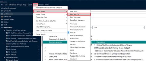 Customise Your Reference Types Endnote 21 For Windows Subject And