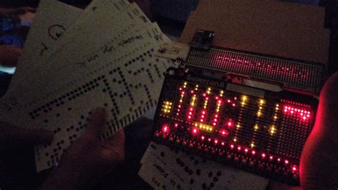 Supercon Badge Reads A “punch” Card Hackaday
