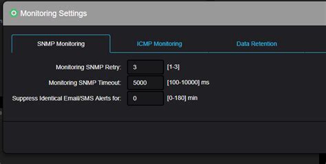 Monitoringsettings Network Monitoring Tools