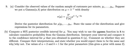 solved 6 a for the random sample x1 xn it can be