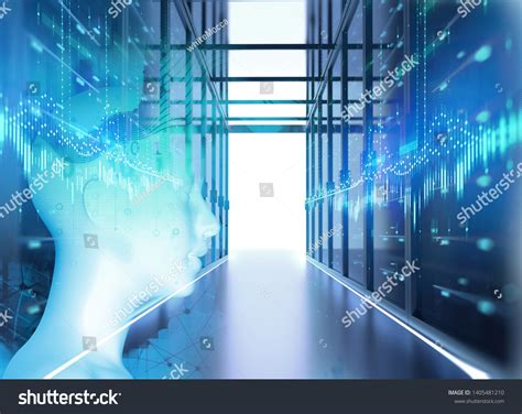 server room 3d illustration node base stock illustration 1405481210 shutterstock