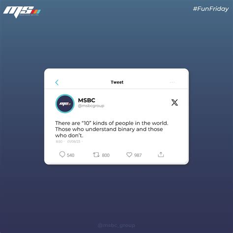 Msbc Group On Linkedin Techhumor Binaryminds Funfriday Msbc