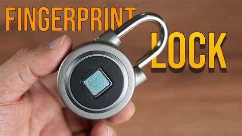 Keyless Biometric Security Megafeis Smart Padlock ताला में Fingerprint