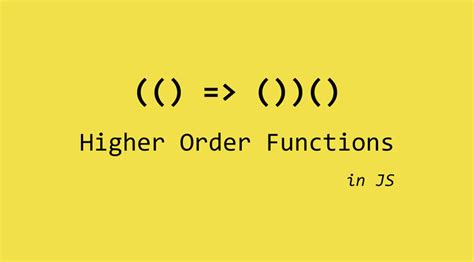 Functional Javascript — Useful Higher Order Functions