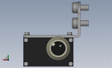 条形码阅读器solidworks 2012模型图纸下载 懒石网