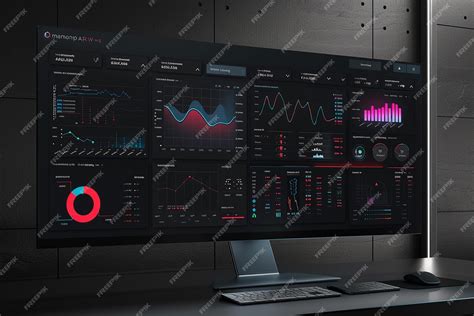 Aipowered Data Visualization Tool Sleek Interface Premium Ai Generated Image