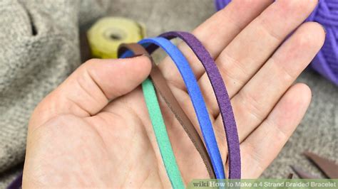 How To Make A 4 Strand Braided Bracelet With Video Tutorials