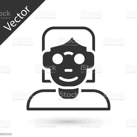 grey hacker or coder icon isolated on white background programmer